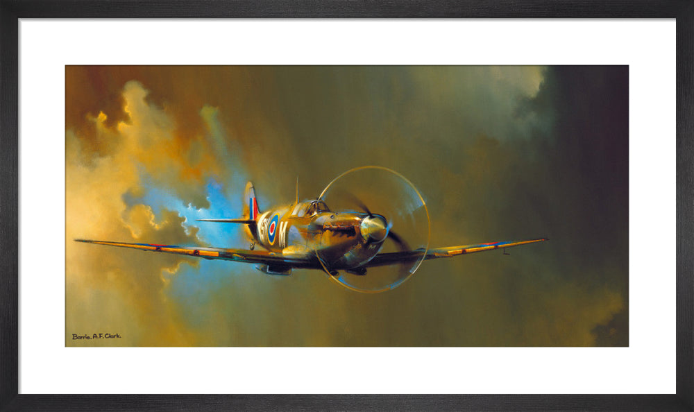 Spitfire - Barrie Clark Print - Framed Art UK