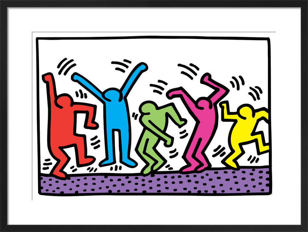 Untitled (dance) - Keith Haring Print - Framed Art UK