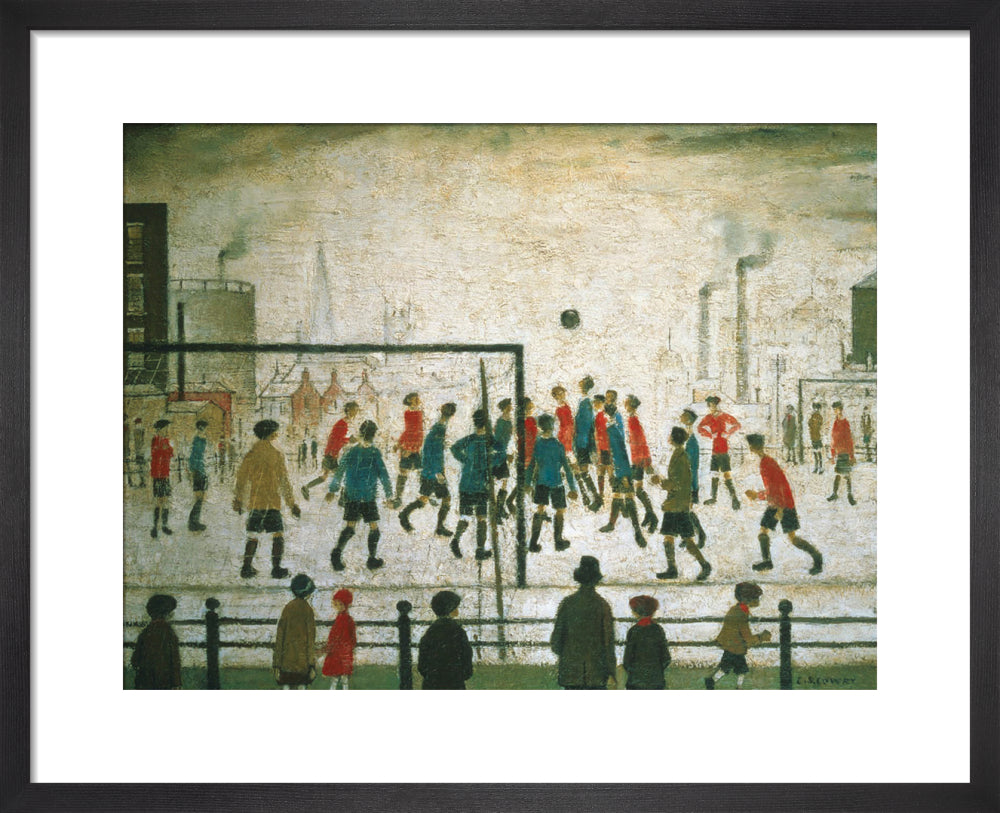 The Football Match - L.S. Lowry Print - Framed Art UK