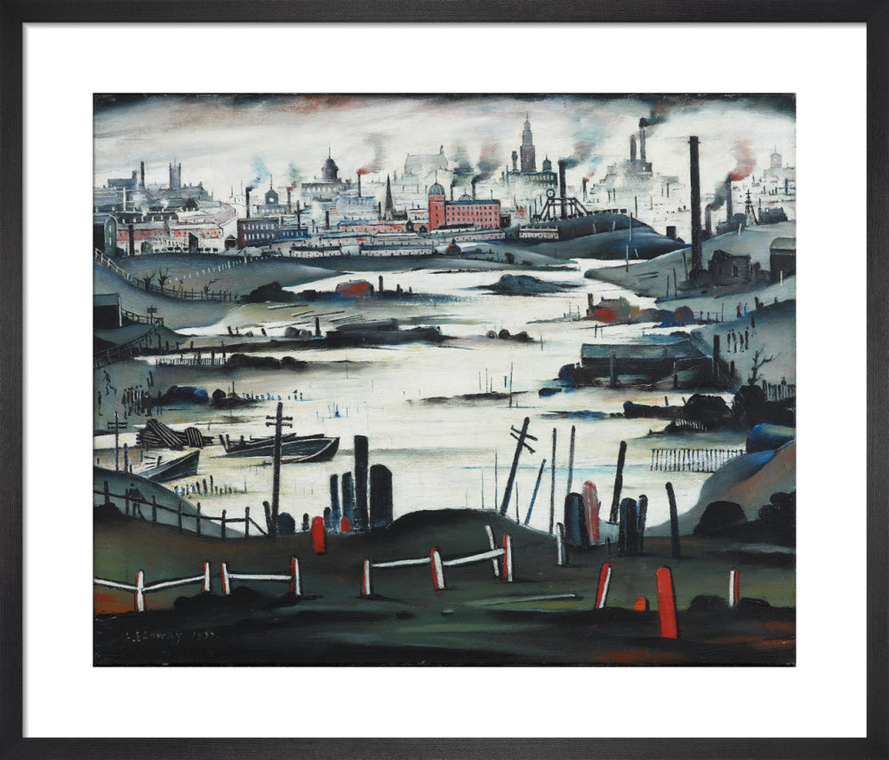 The Lake 1937 - L.S. Lowry Print - Framed Art UK