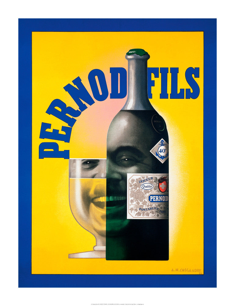 Pernod Fils - A.M. Cassandre Print - Framed Art UK