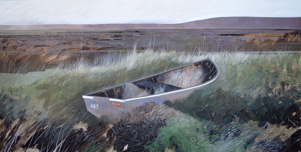 Salthouse Wreck - Andrew Lansley Print - Framed Art UK