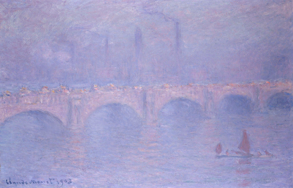Waterloo Bridge - Claude Monet Print - Framed Art UK