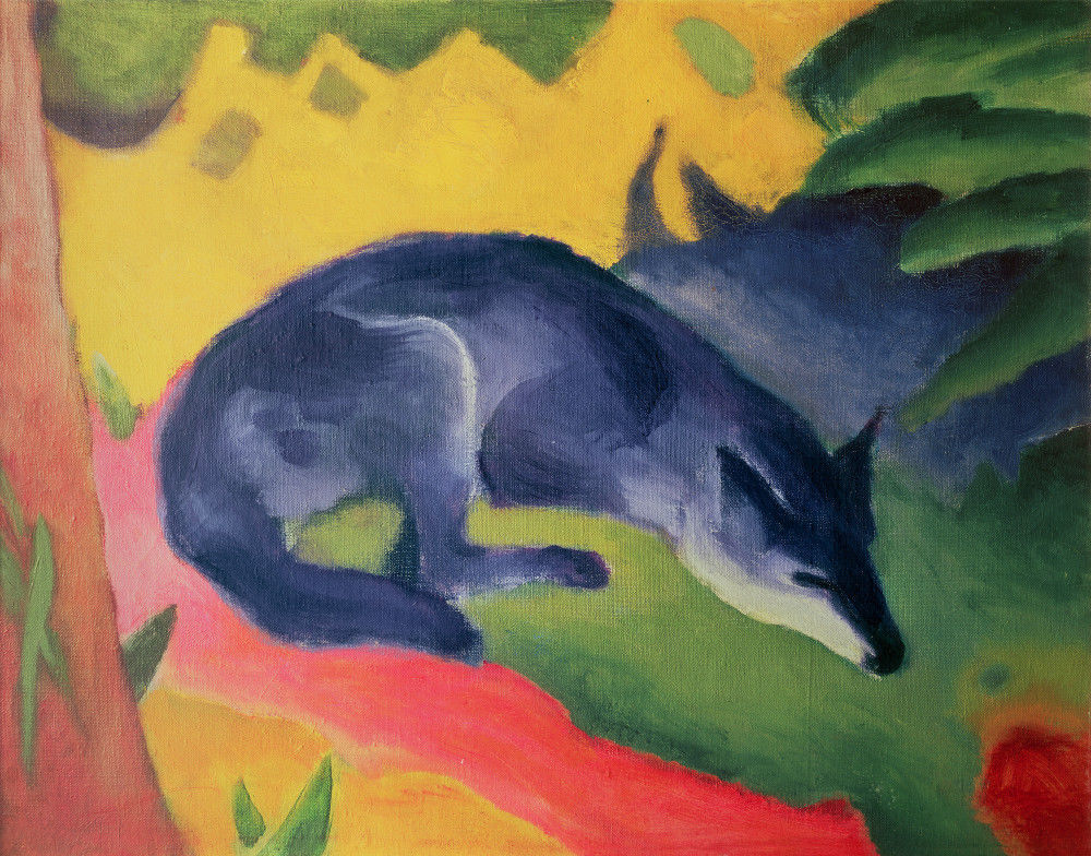 The Blue Fox - Der Blaue Fuchs - Franz Marc Print UK