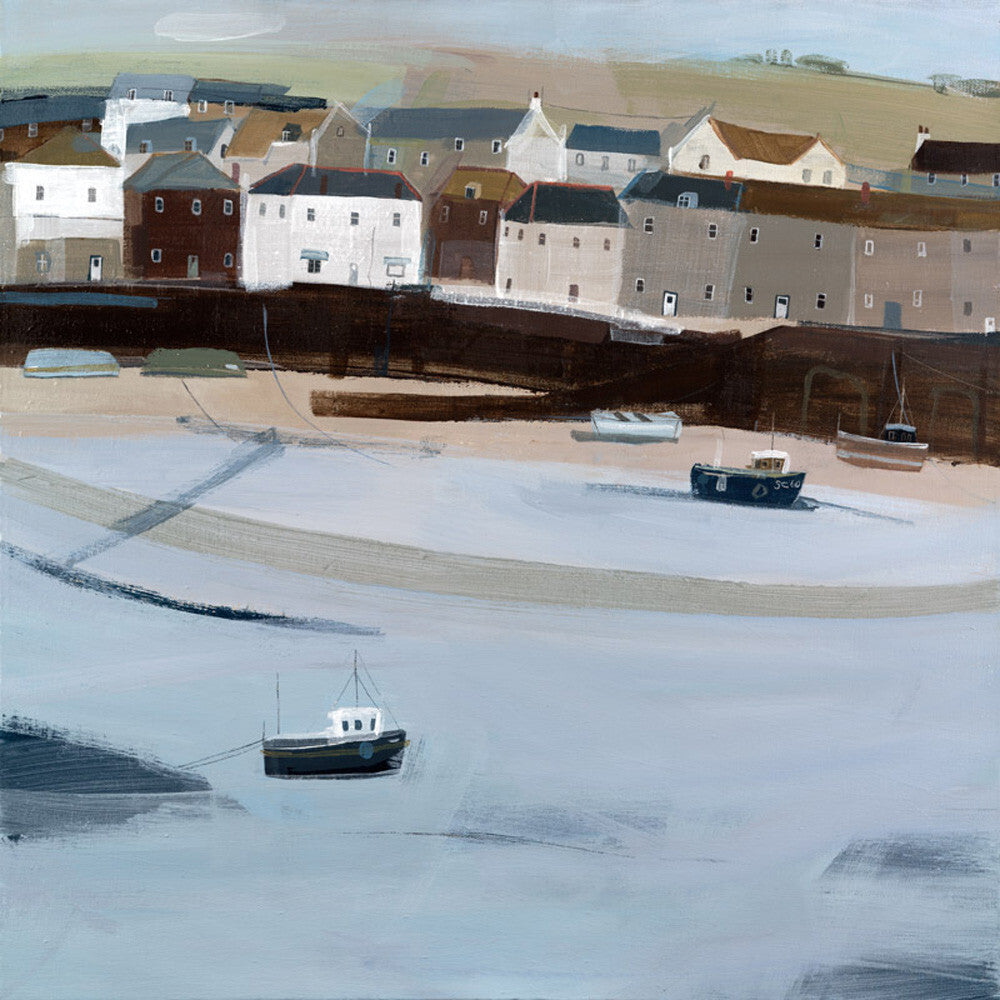 Mousehole Harbour 1 - Hannah Cole Print - Framed Art UK
