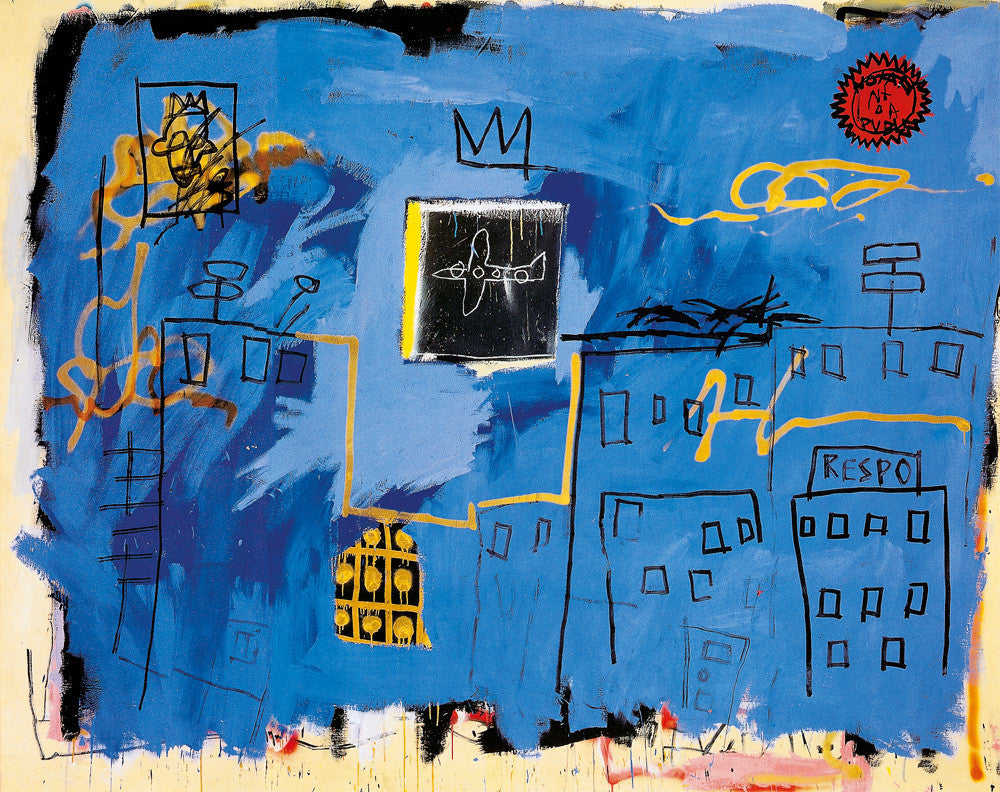 Untitled 1981 - Jean-Michel Basquiat Print - Framed Art UK