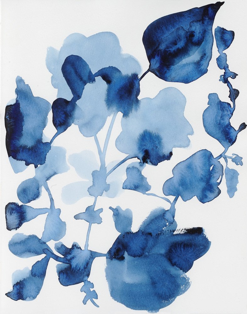 Indigo Rock 1 - Jen Garrido Print - Framed Art UK