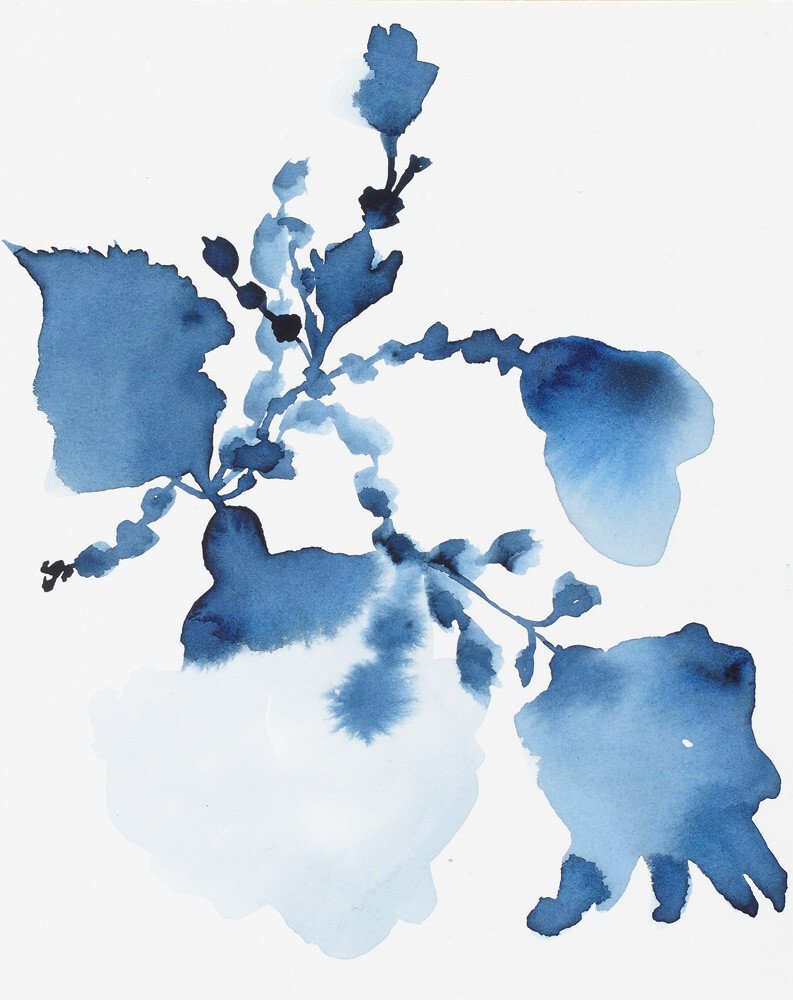 Indigo Rock 2 - Jen Garrido Print - Framed Art UK