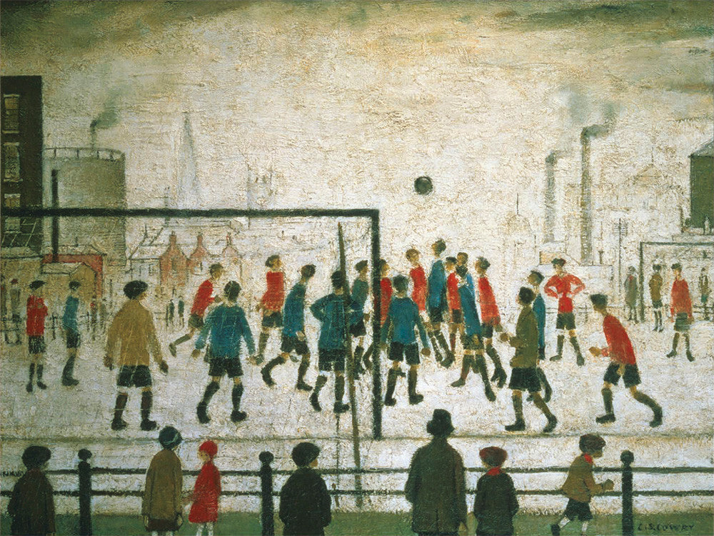 The Football Match - L.S. Lowry Print - Framed Art UK