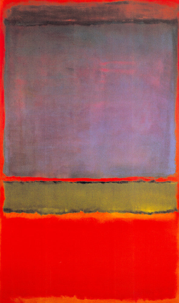 No. 6 (Violet Green & Red) 1951 - Mark Rothko Print
