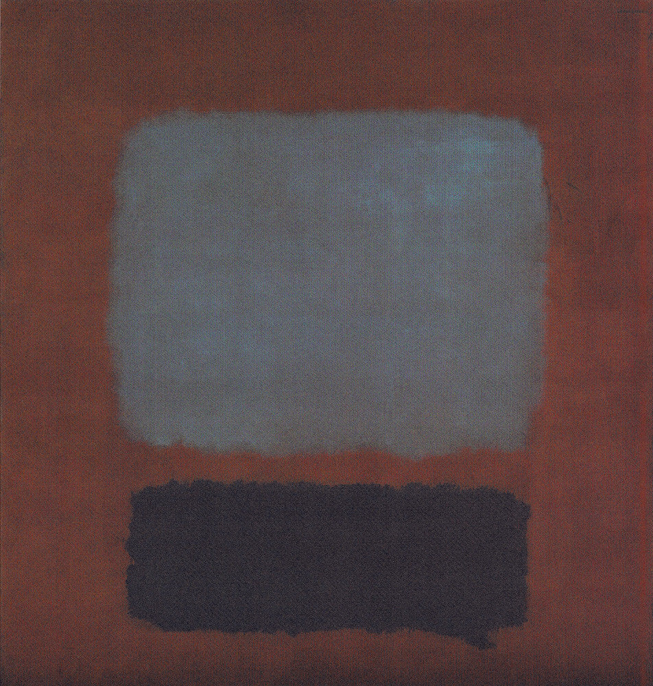 Slate Blue and Brown on Plum No.37 No.19 - Mark Rothko Print