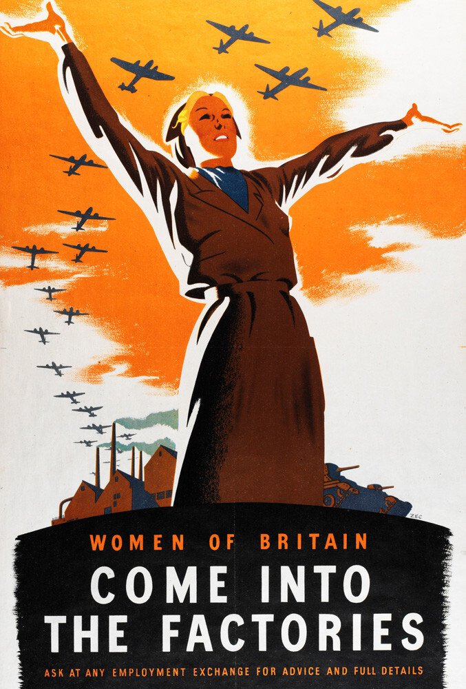 Women of Britain - Come into the Factories - Philip Zec Print